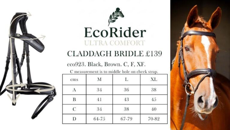 EcoRider Bridle -Claddagh V2 - Manor Equestrian