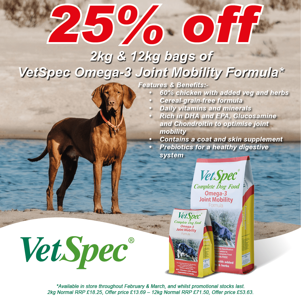VetSpec Complete Adult Joint Mobility 2kg - Manor Equestrian