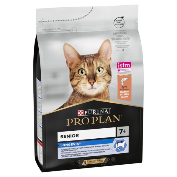 Pro Plan Cat Senior 7+ Longevis Salmon 3kg - Manor Equestrian