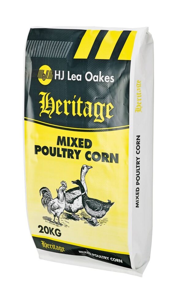 HJ Lea Oakes Organic Poultry Corn Pellet 20kg Click & Collect - Manor ...