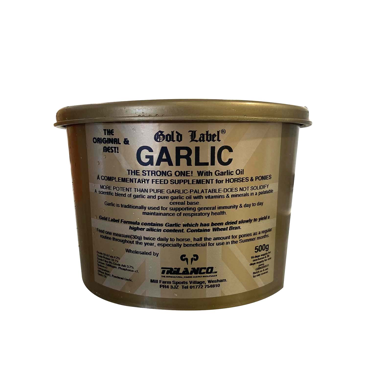 Gold Label Garlic Powder - Manor Equestrian