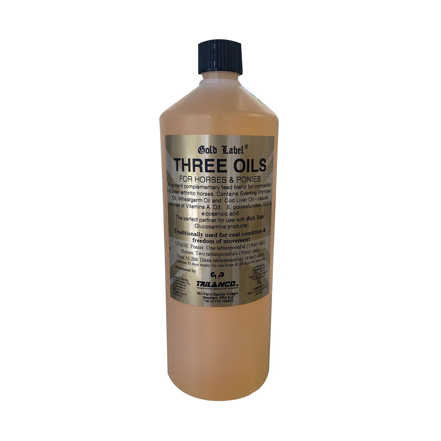Gold Label Three Oils - Manor Equestrian