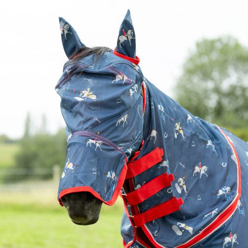 Competition Ready Fly Mask with Ears by Hy Equestrian - Manor Equestrian